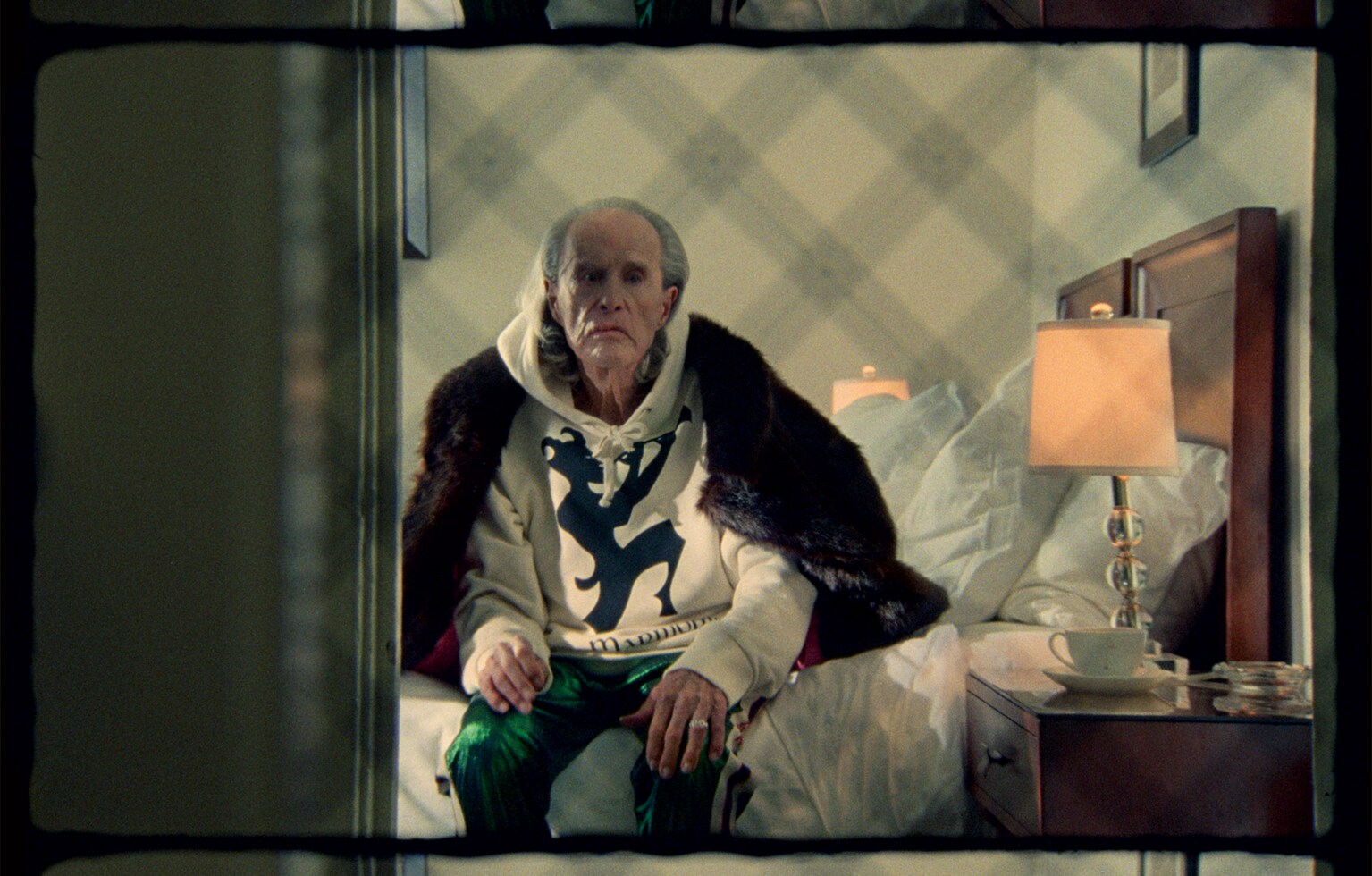 Director Kenneth Anger is photographed by Floria Sigismondi wearing ...