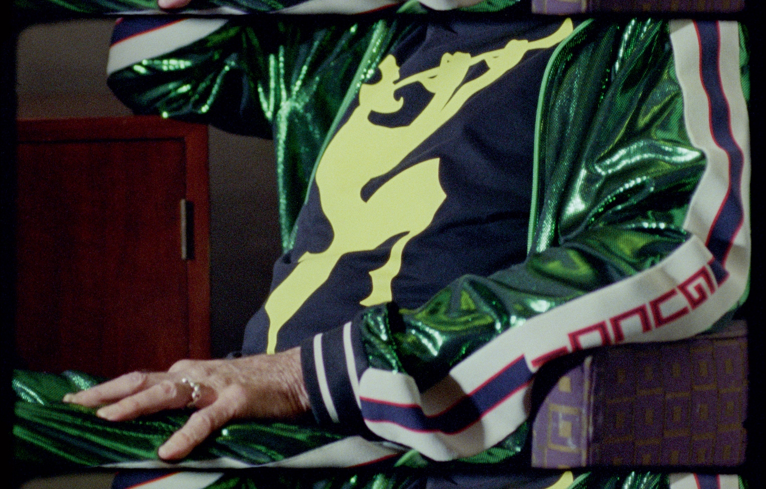 Director Kenneth Anger is photographed by Floria Sigismondi wearing ...