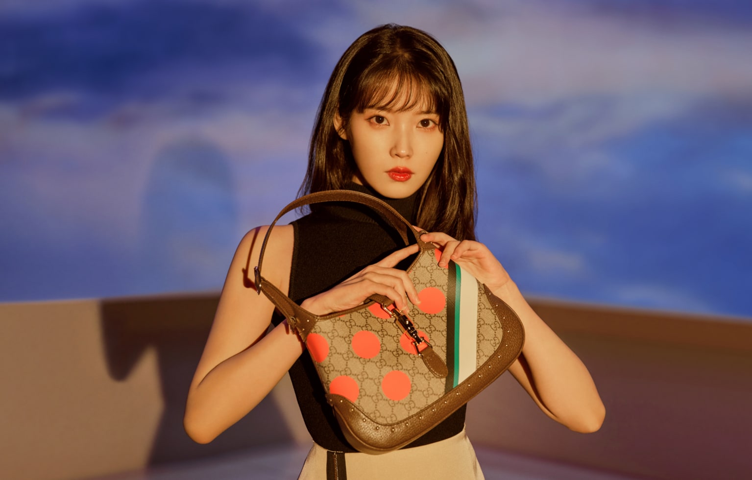Gucci presents a special series of images featuring IU and the Gucci ...