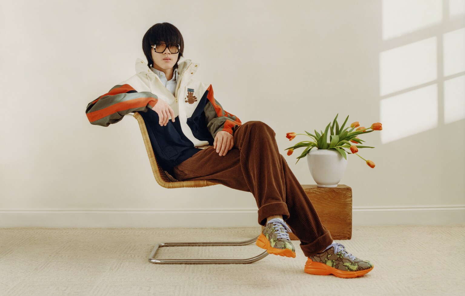 Palm trees and pristine pools set the scene for the new menswear ...