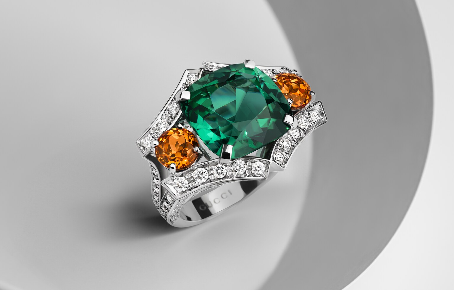 The new Labirinti Gucci High Jewelry collection was unveiled in Ravello ...