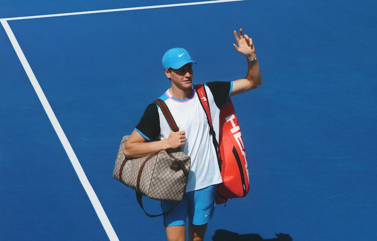 Jannik Sinner, ambassadeur GUCCI® | Sac de voyage | GUCCI®