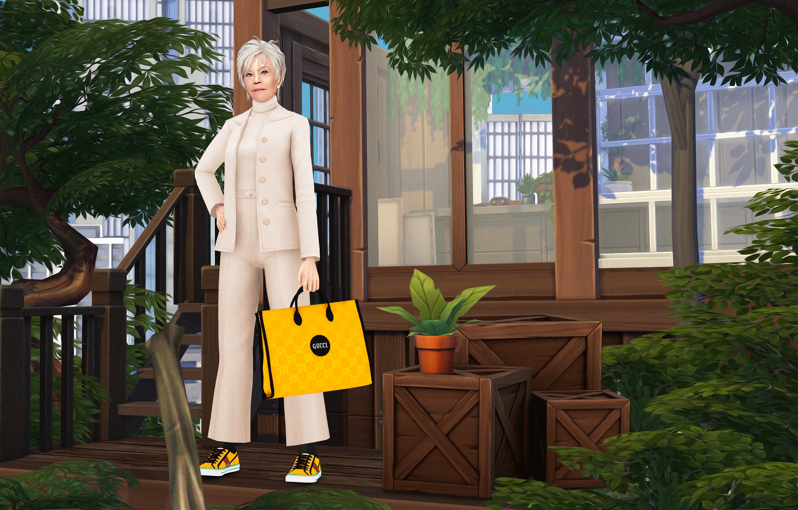 Gucci Off The Grid Custom Created Content Debuts in The Sims 4 Player ...