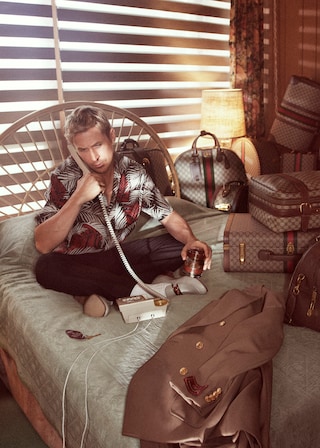 Ryan Gosling stars in the Gucci Valigeria campaign reflecting the House ...