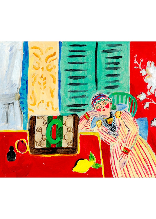 Six artists capture the new Gucci DIY customizable pieces in original ...