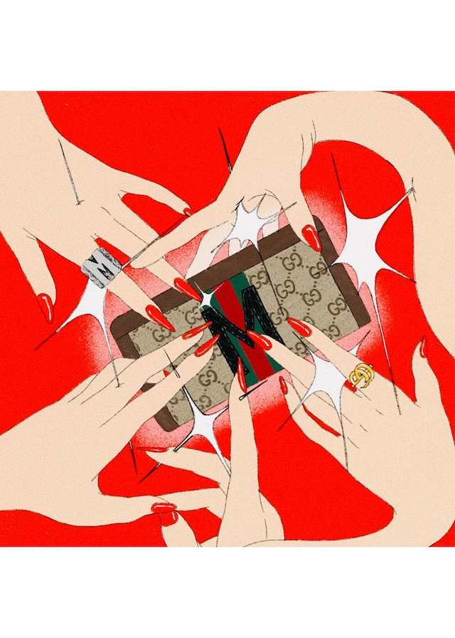 Six artists capture the new Gucci DIY customizable pieces in original ...