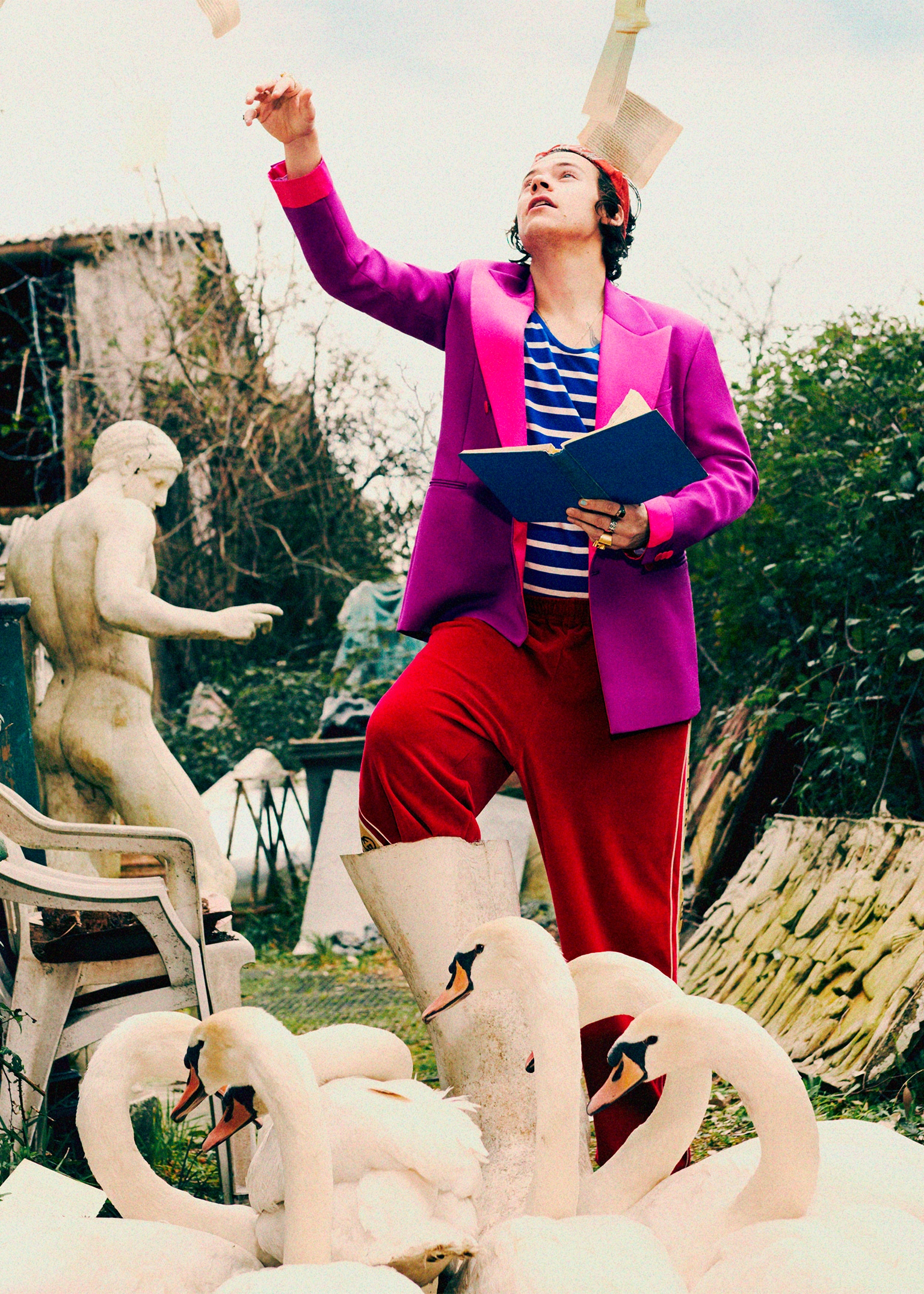 Harmony Korine photographs Harry Styles for the new Tailoring campaign ...