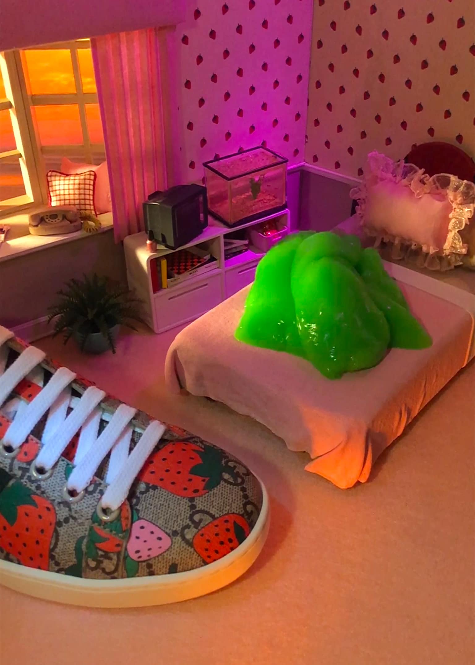 An inside look at making the ASMR videos featuring the Gucci Ace ...