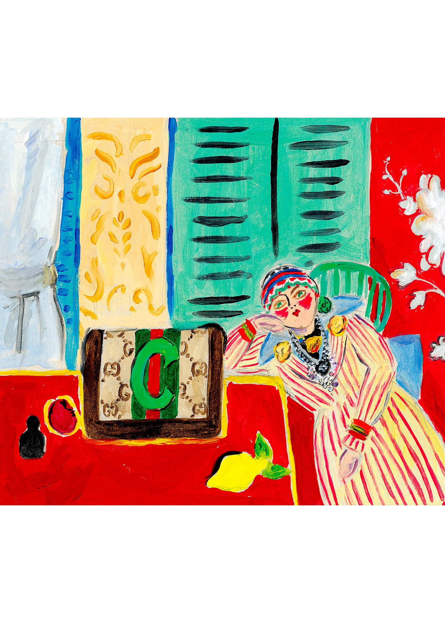 Six artists capture the new Gucci DIY customizable pieces in original ...