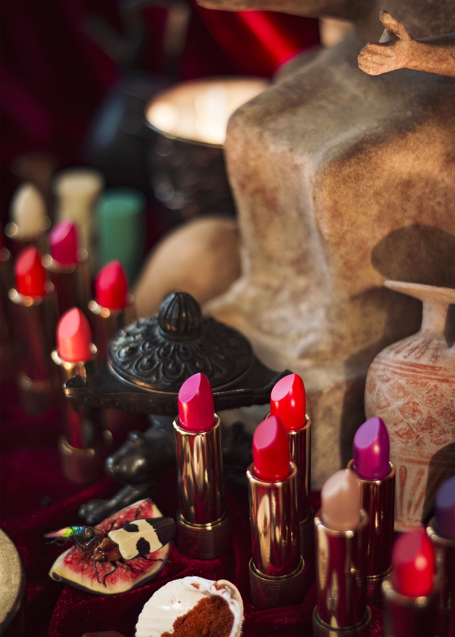 Wearing lipstick for its power and decoration dates back to ancient ...