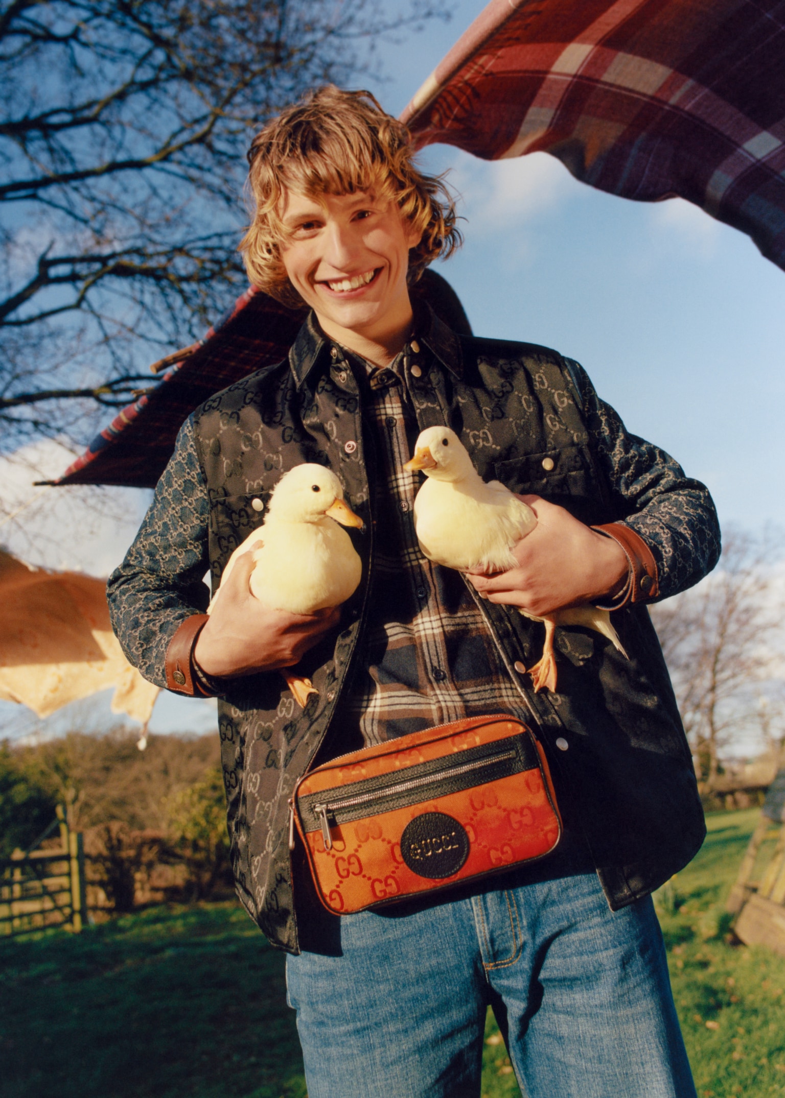 Gucci Off The Grid, the House’s sustainable collection, appears in a ...