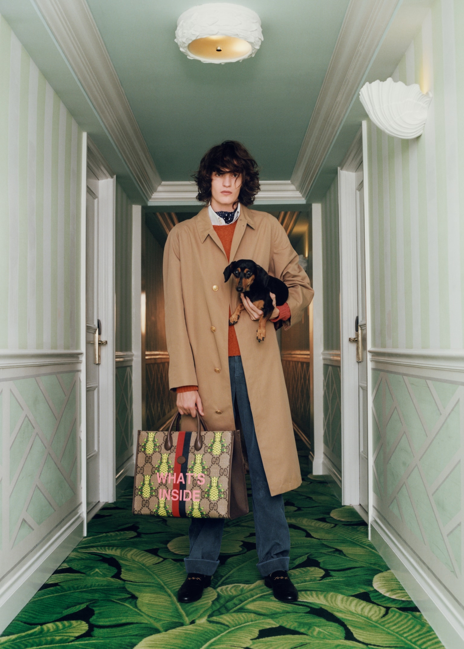 Palm trees and pristine pools set the scene for the new menswear ...