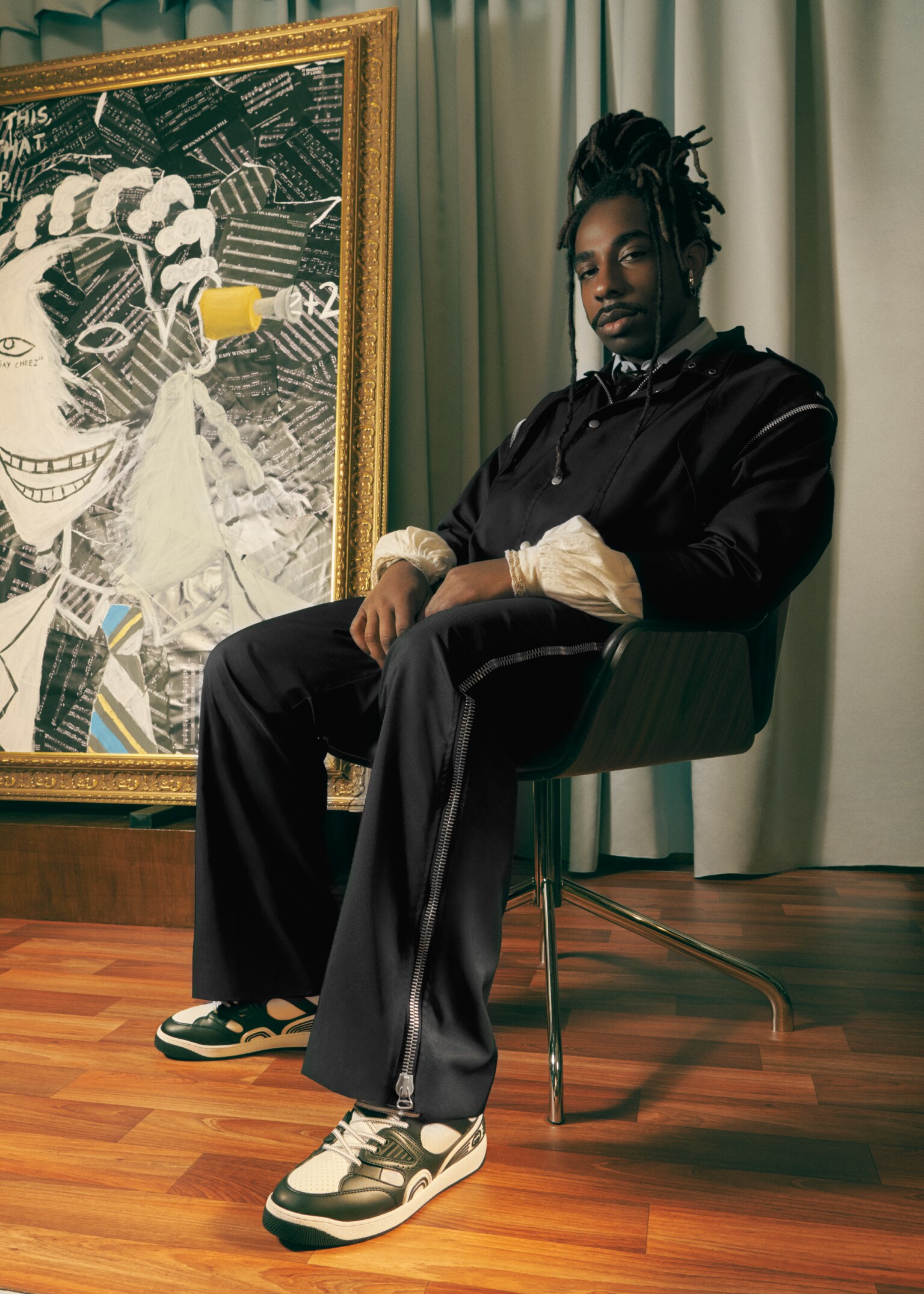 Connecting the worlds of art and sneakers with a special editorial by ...