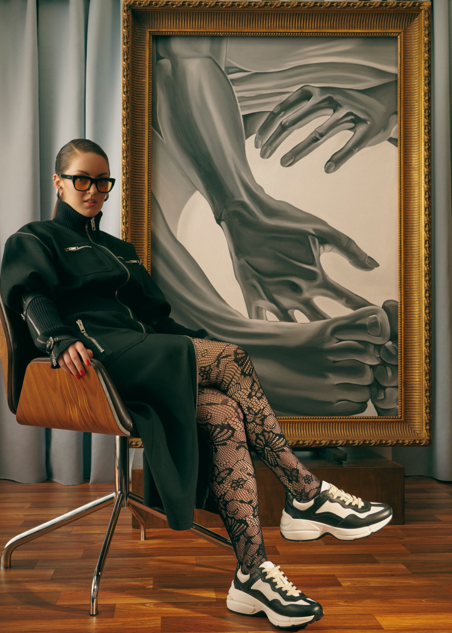 Connecting the worlds of art and sneakers with a special editorial by ...