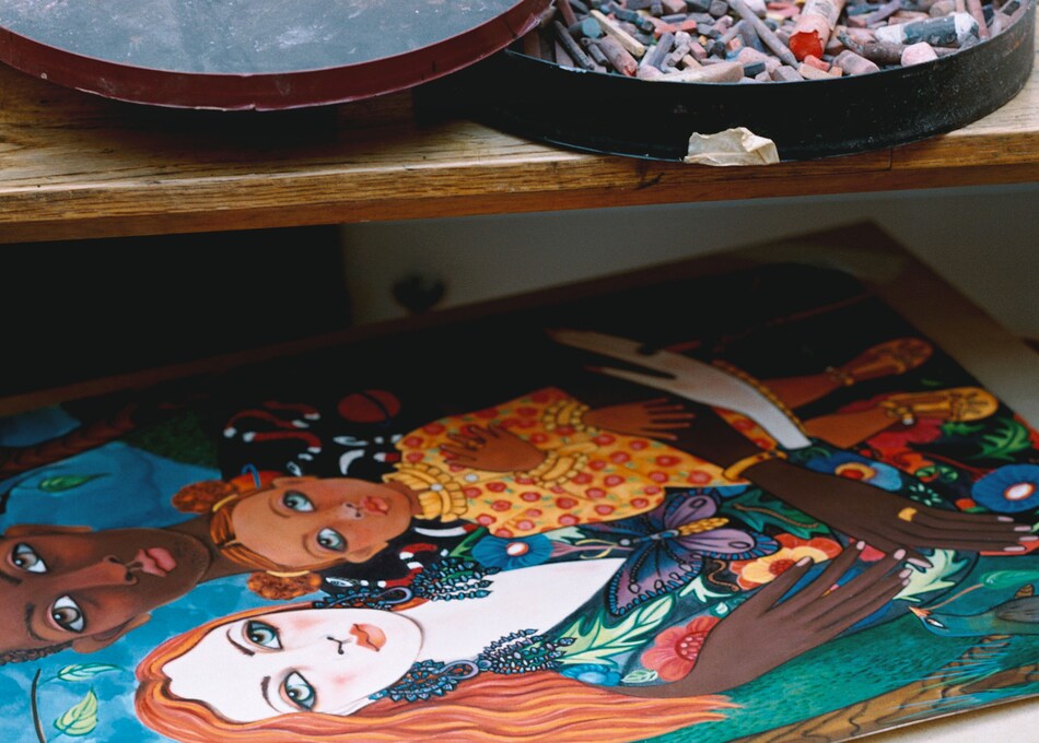 Artist Unskilled Worker—Helen Downie—discusses her work in her London ...