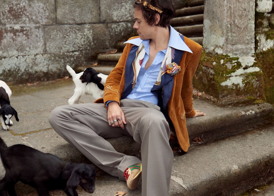 Harmony Korine photographs Harry Styles for the new Tailoring campaign ...