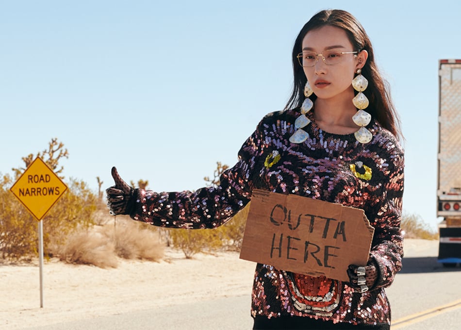 Ni Ni and Kai star in the Gucci Eyewar campaign for Fall Winter 2019 ...