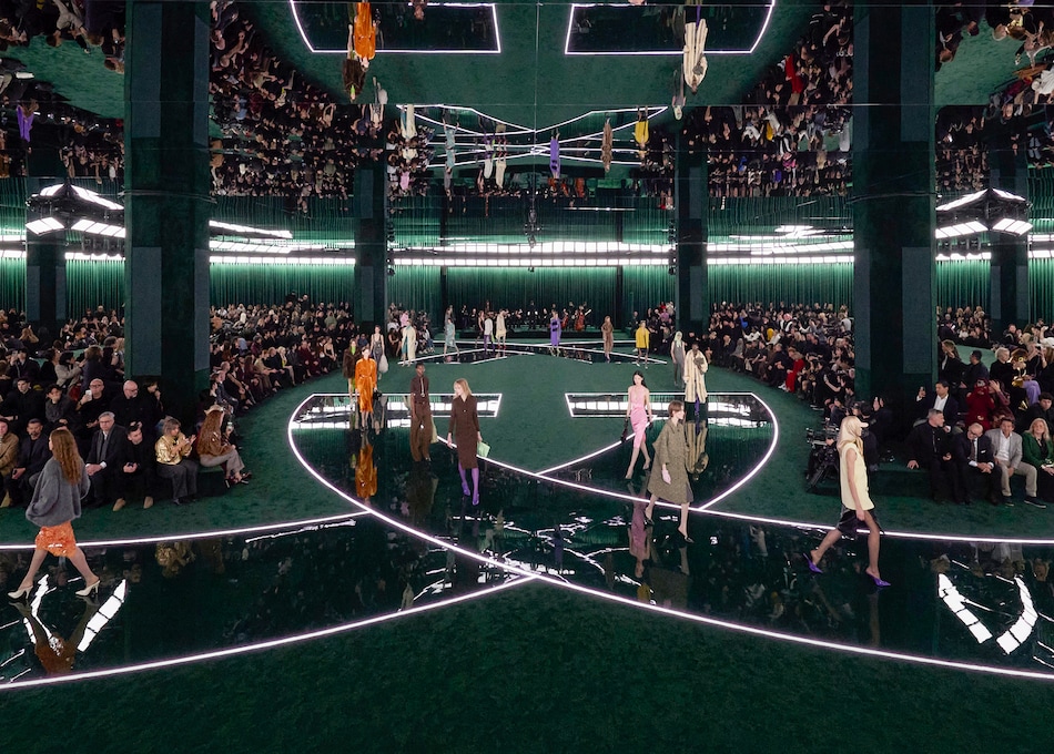 The House unveils its new collection at the historical Gucci Archive ...