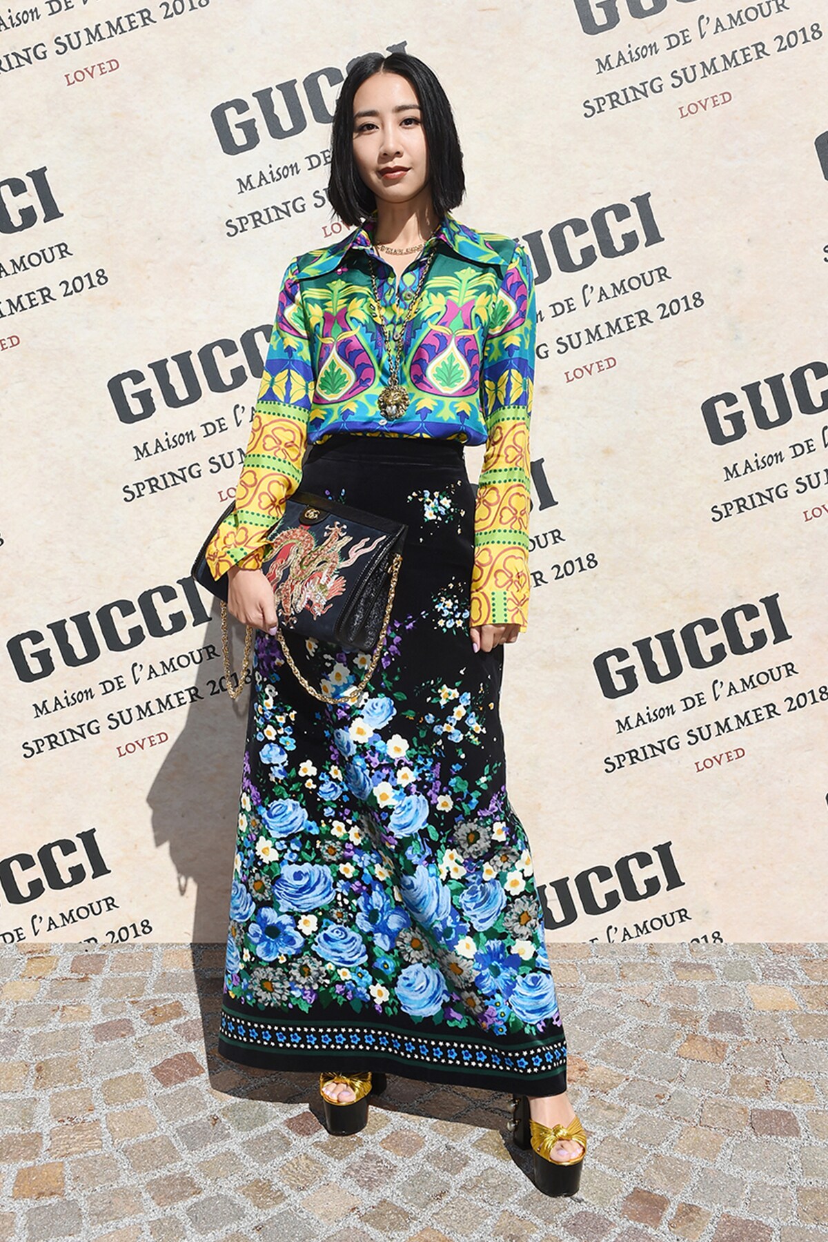 Guests at the Spring Summer 2018 Fashion Show. - Gucci Stories