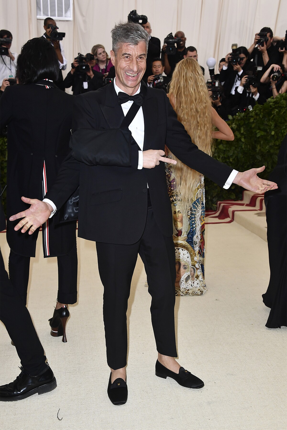 Celebrities in Gucci at the Met Gala, the opening night party for the ...