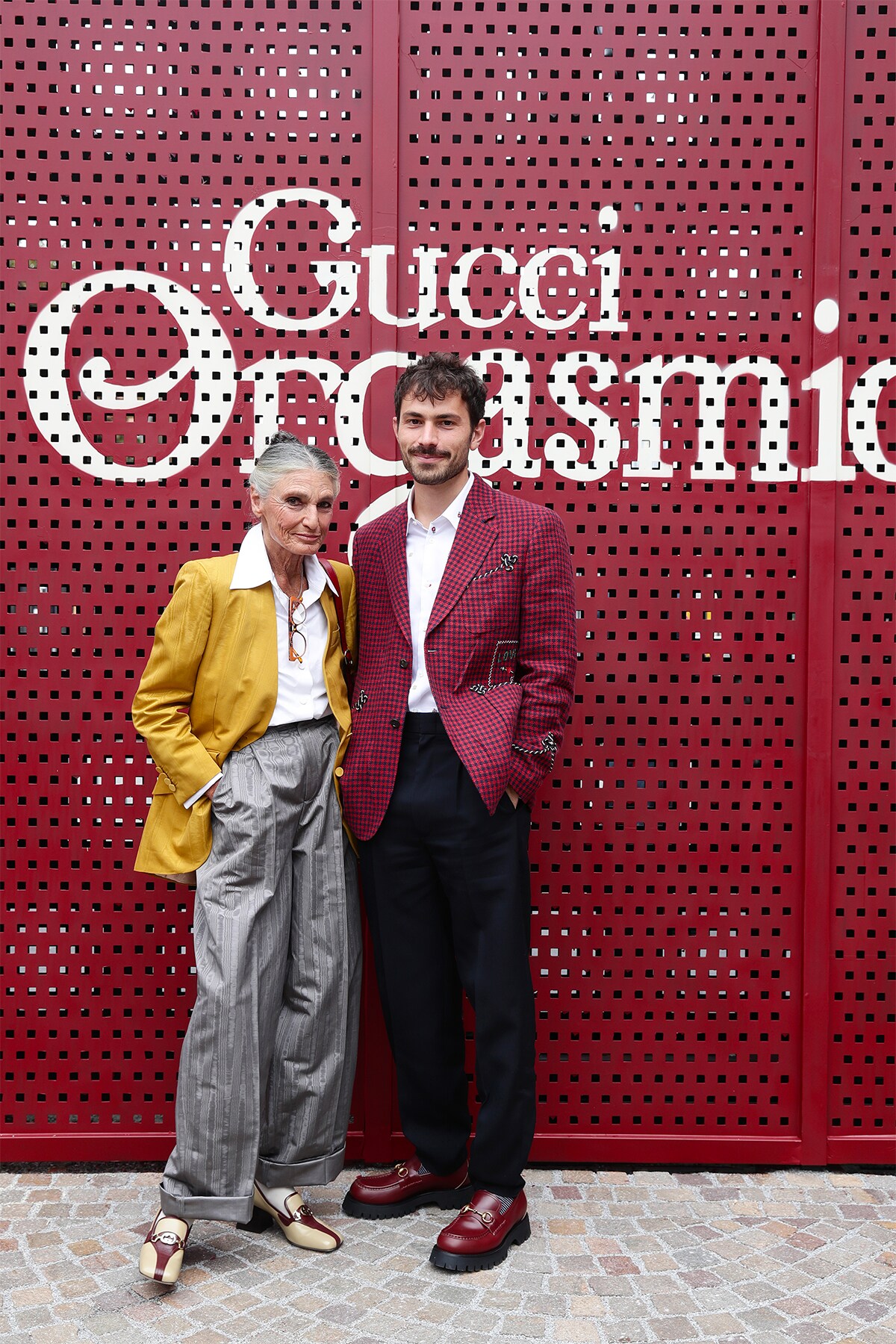 A gallery of guests attending the Spring Summer 2020 show in Milan ...