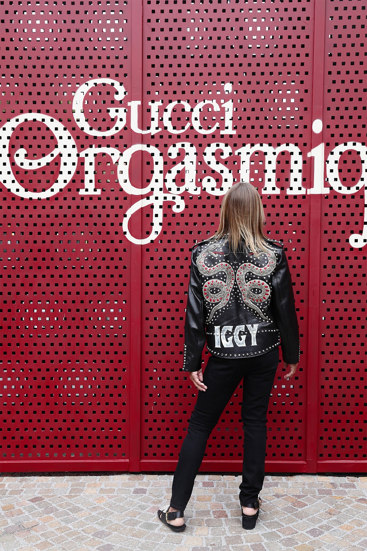 A gallery of guests attending the Spring Summer 2020 show in Milan ...