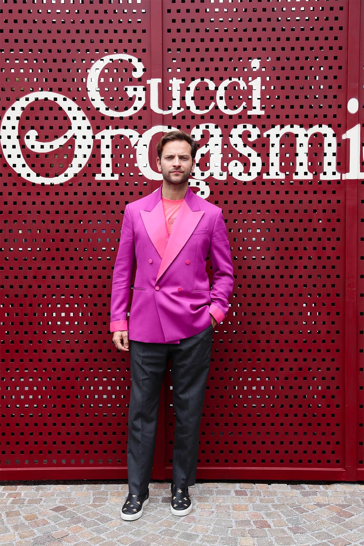 A gallery of guests attending the Spring Summer 2020 show in Milan ...