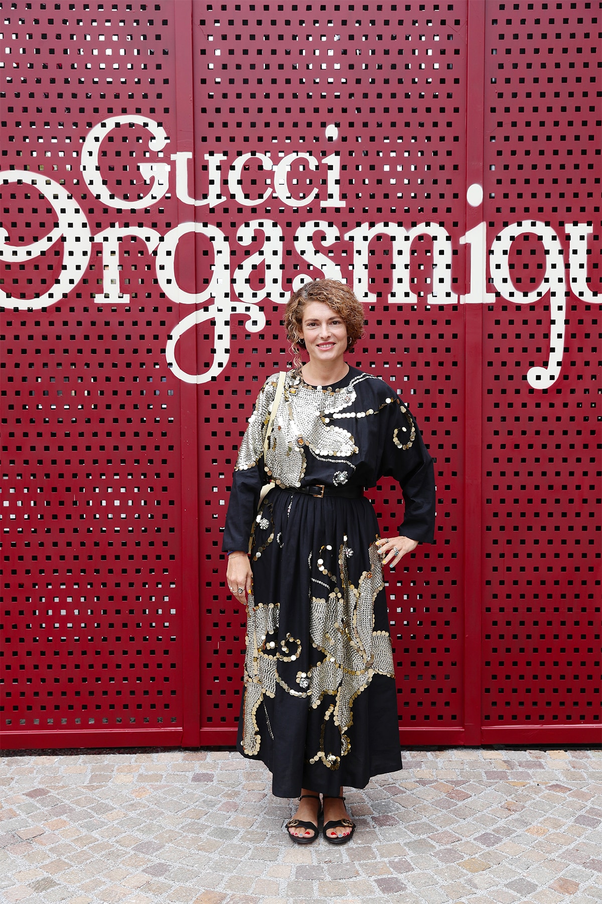 A gallery of guests attending the Spring Summer 2020 show in Milan ...