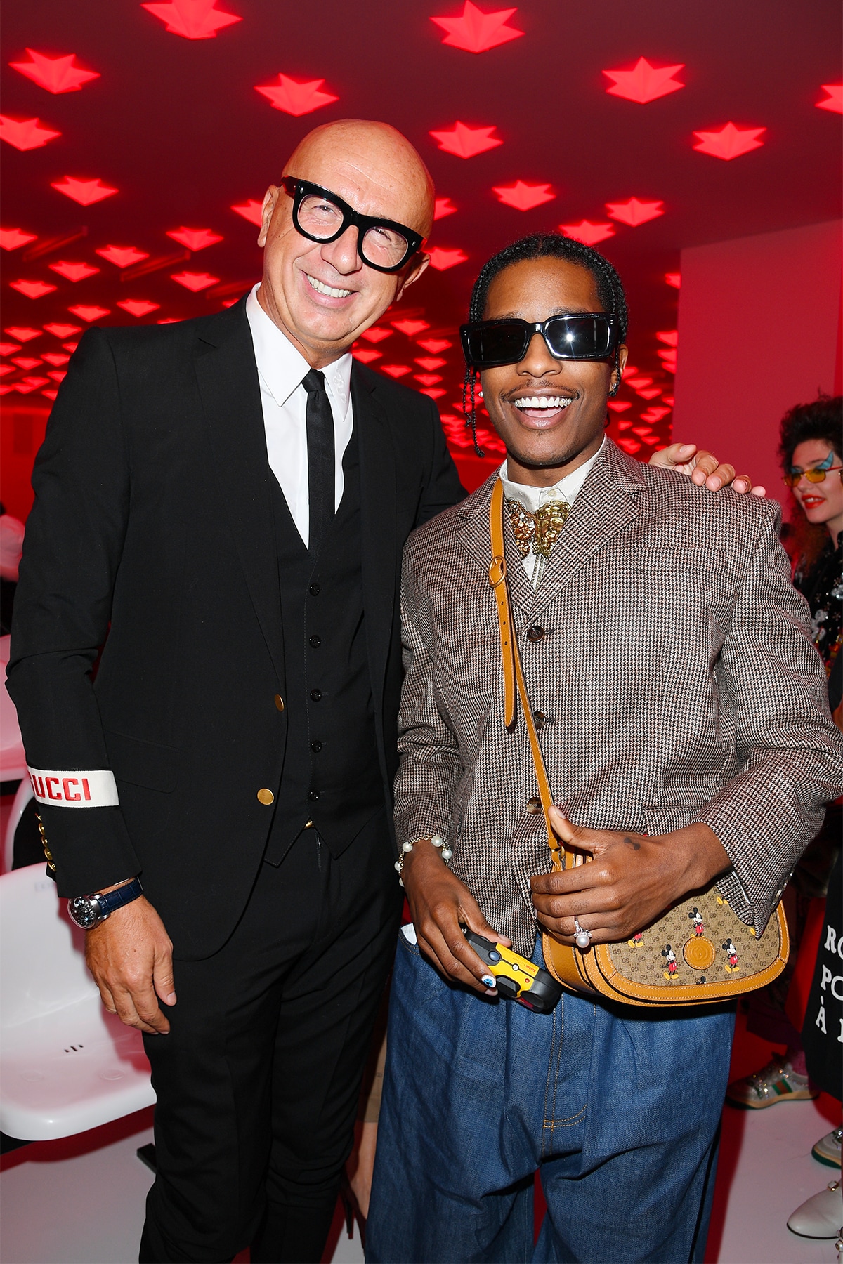 A gallery of guests attending the Spring Summer 2020 show in Milan ...