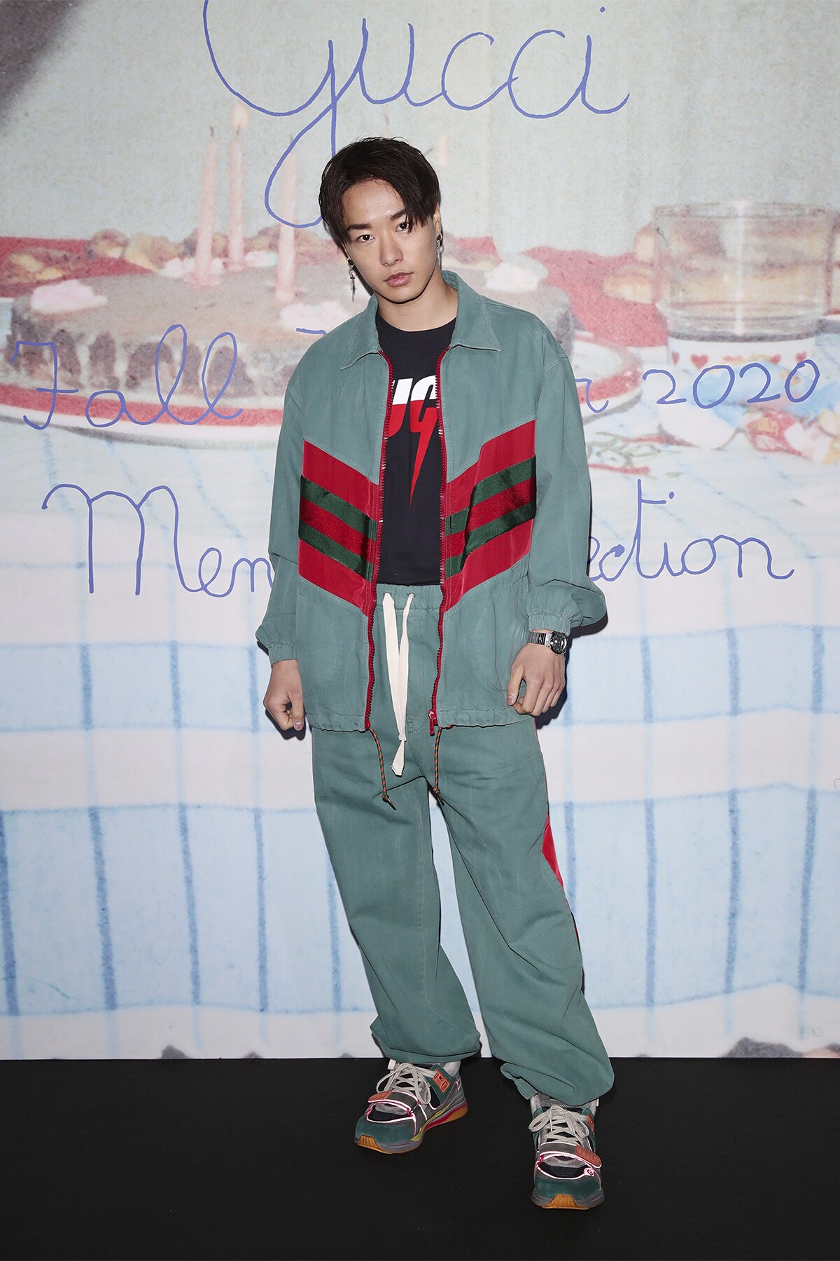 A gallery of guests attending the Fall Winter 2020 show in Milan ...