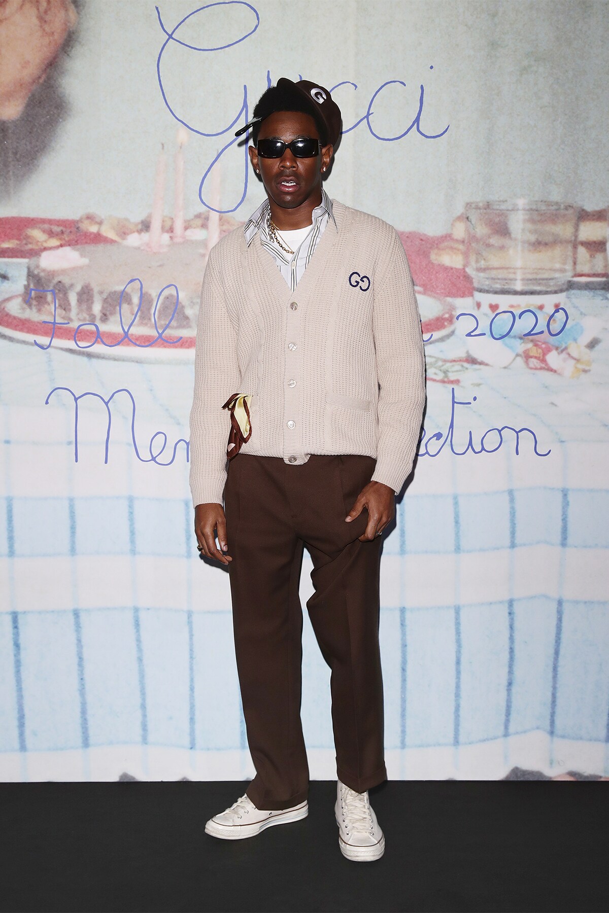 A gallery of guests attending the Fall Winter 2020 show in Milan ...