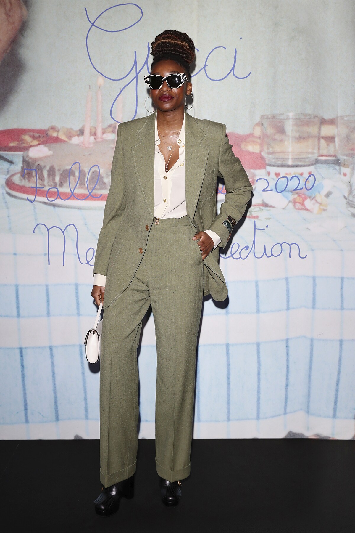 A gallery of guests attending the Fall Winter 2020 show in Milan ...