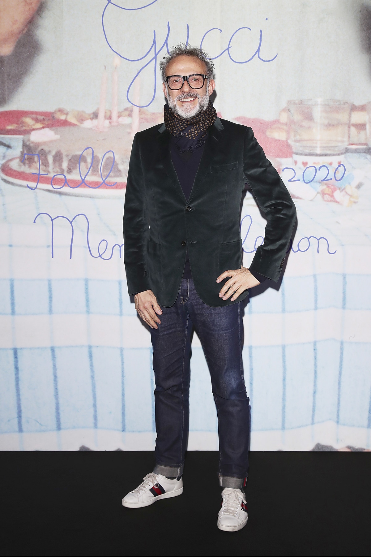 A gallery of guests attending the Fall Winter 2020 show in Milan ...