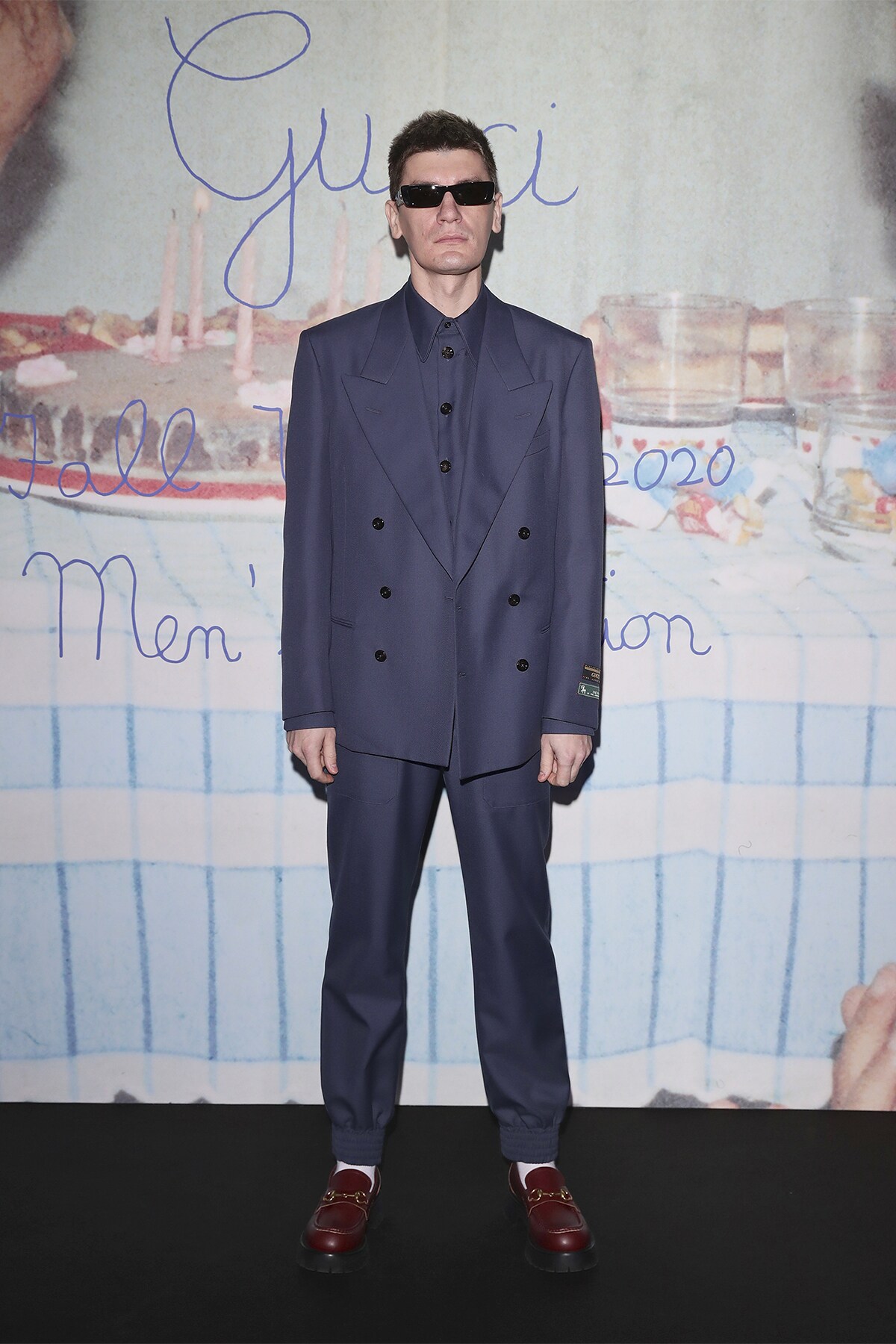 A gallery of guests attending the Fall Winter 2020 show in Milan ...