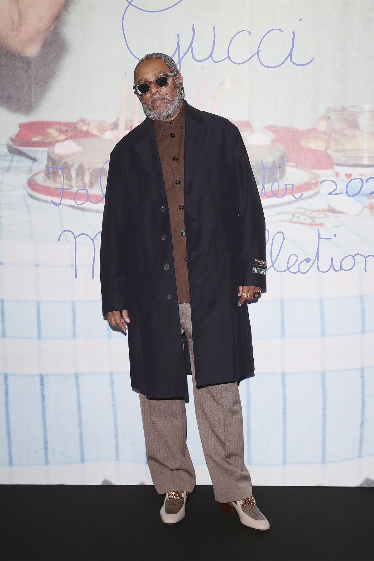 A gallery of guests attending the Fall Winter 2020 show in Milan ...