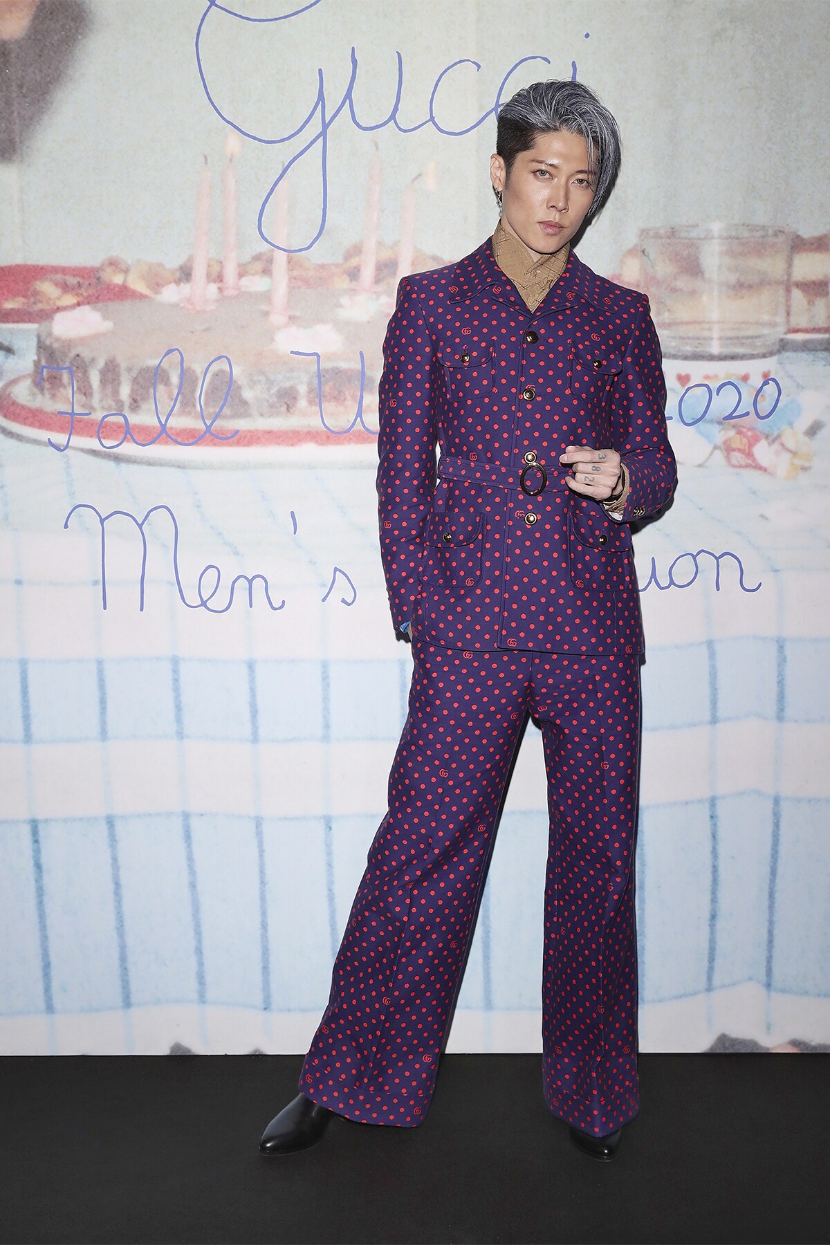 A gallery of guests attending the Fall Winter 2020 show in Milan ...