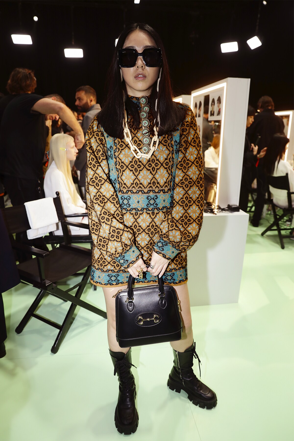 The guests’ lineup attending the Fall Winter 2020 Women’s show in Milan ...