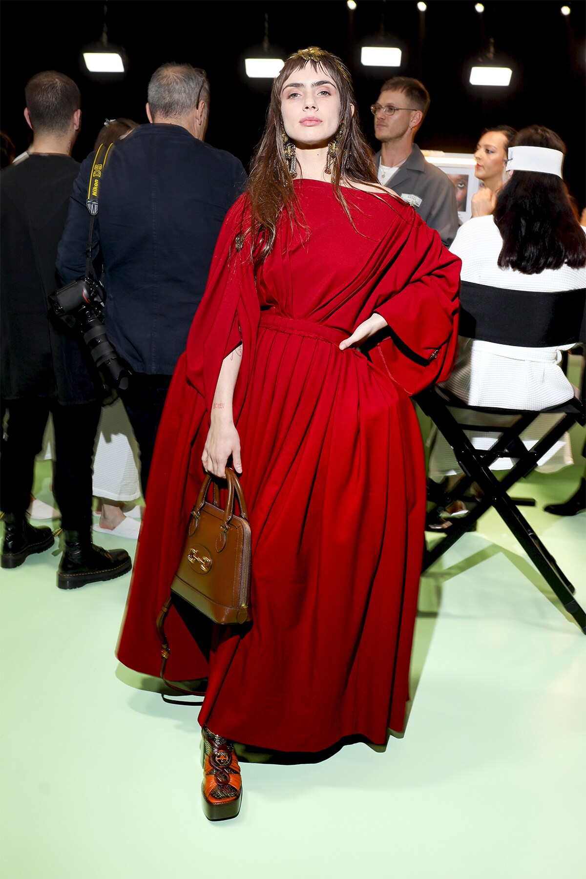 The guests’ lineup attending the Fall Winter 2020 Women’s show in Milan ...