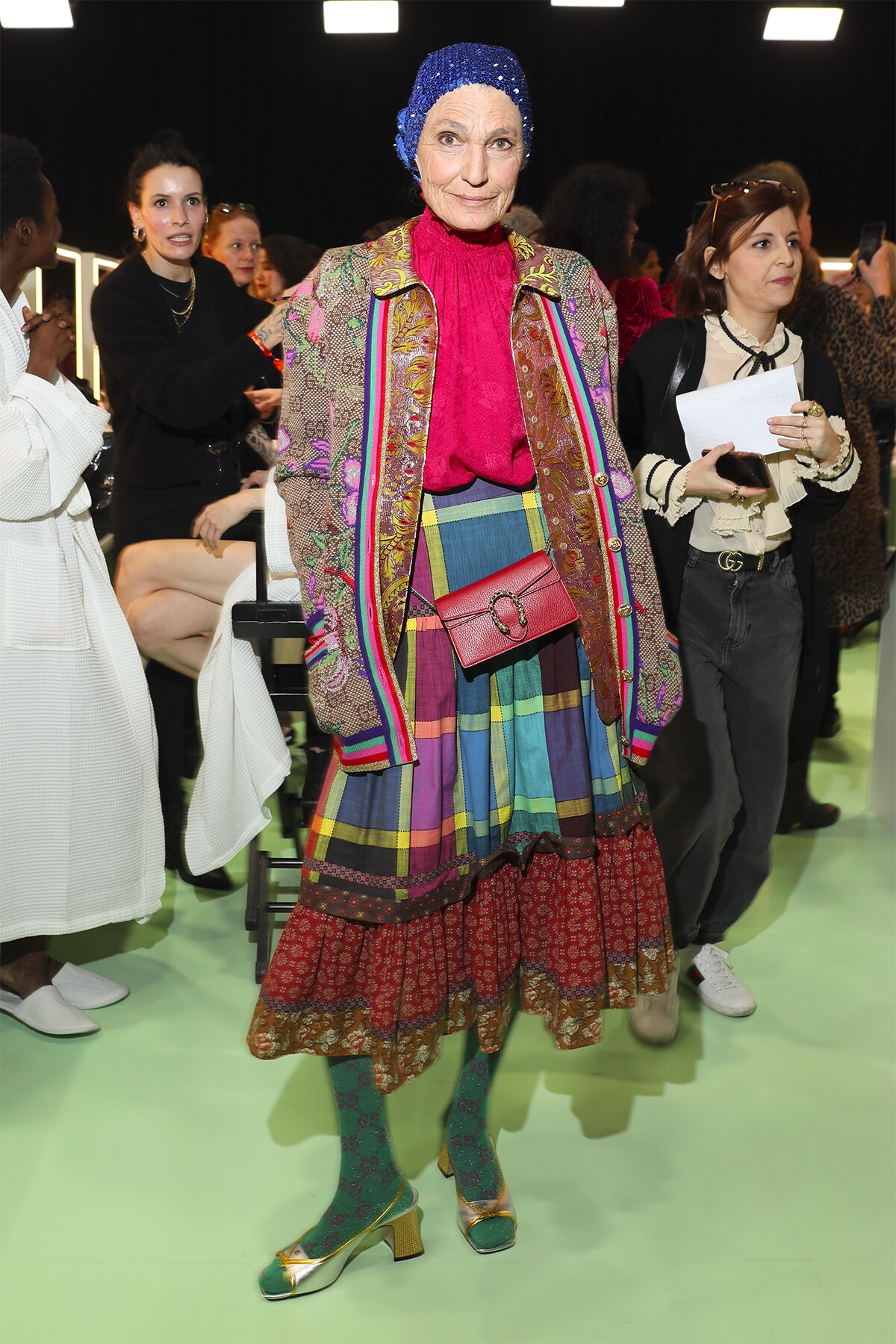 The guests’ lineup attending the Fall Winter 2020 Women’s show in Milan ...