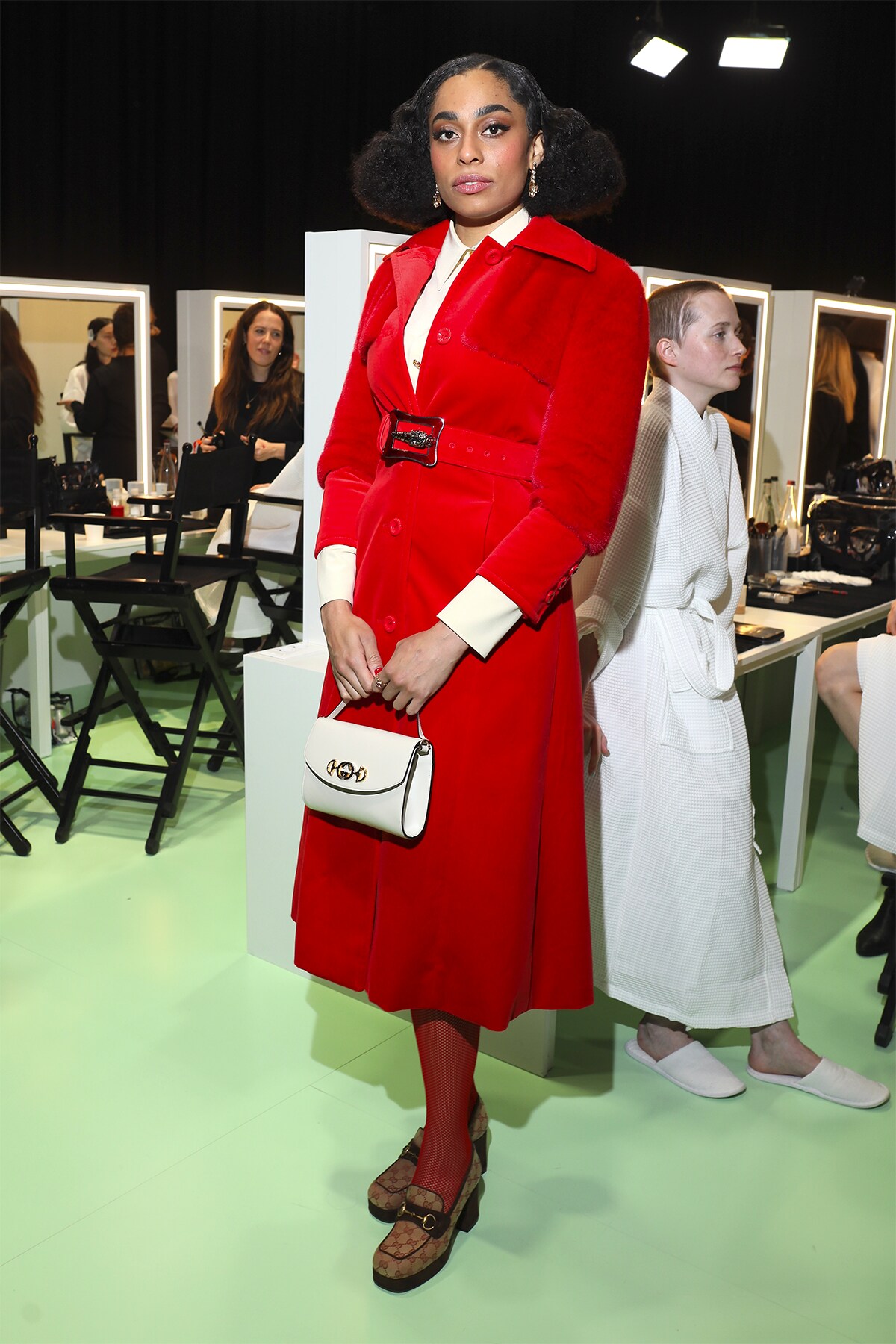 The guests’ lineup attending the Fall Winter 2020 Women’s show in Milan ...