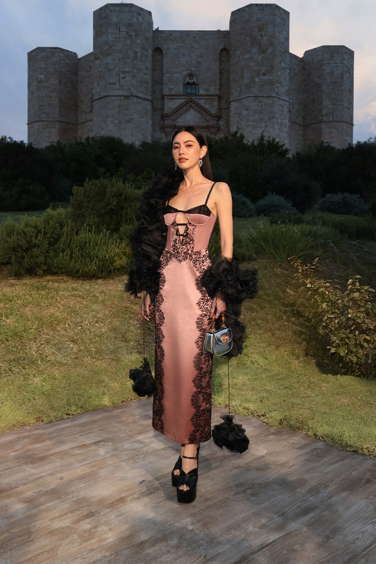 See who attended the Gucci Cosmogonie runway show at Castel del Monte ...