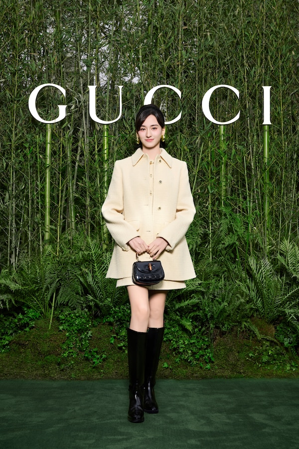 A curated gathering of guests at the opening of Gucci Bamboo: Decoding ...