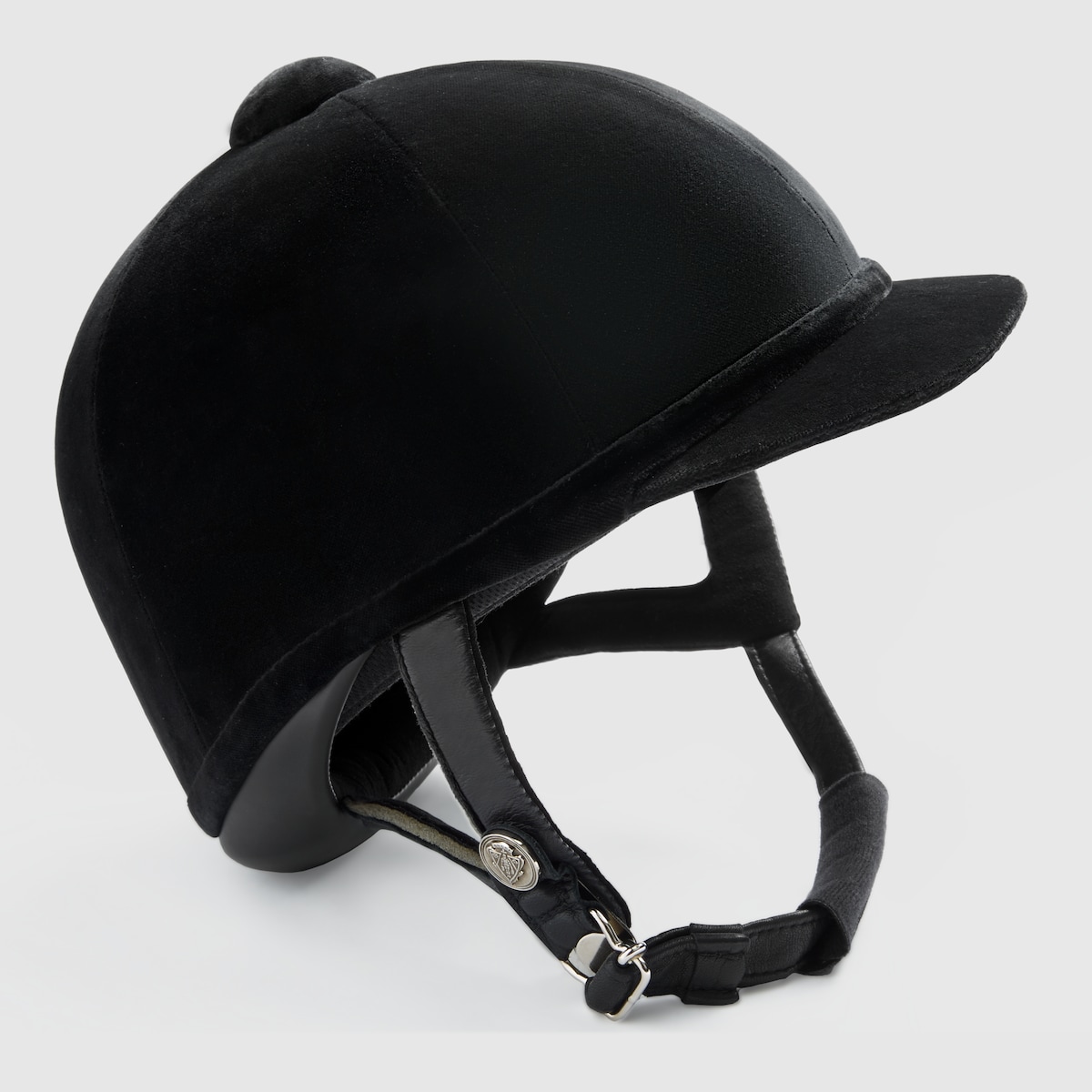 Equestrian Collection riding cap in black velvet | GUCCI® Australia