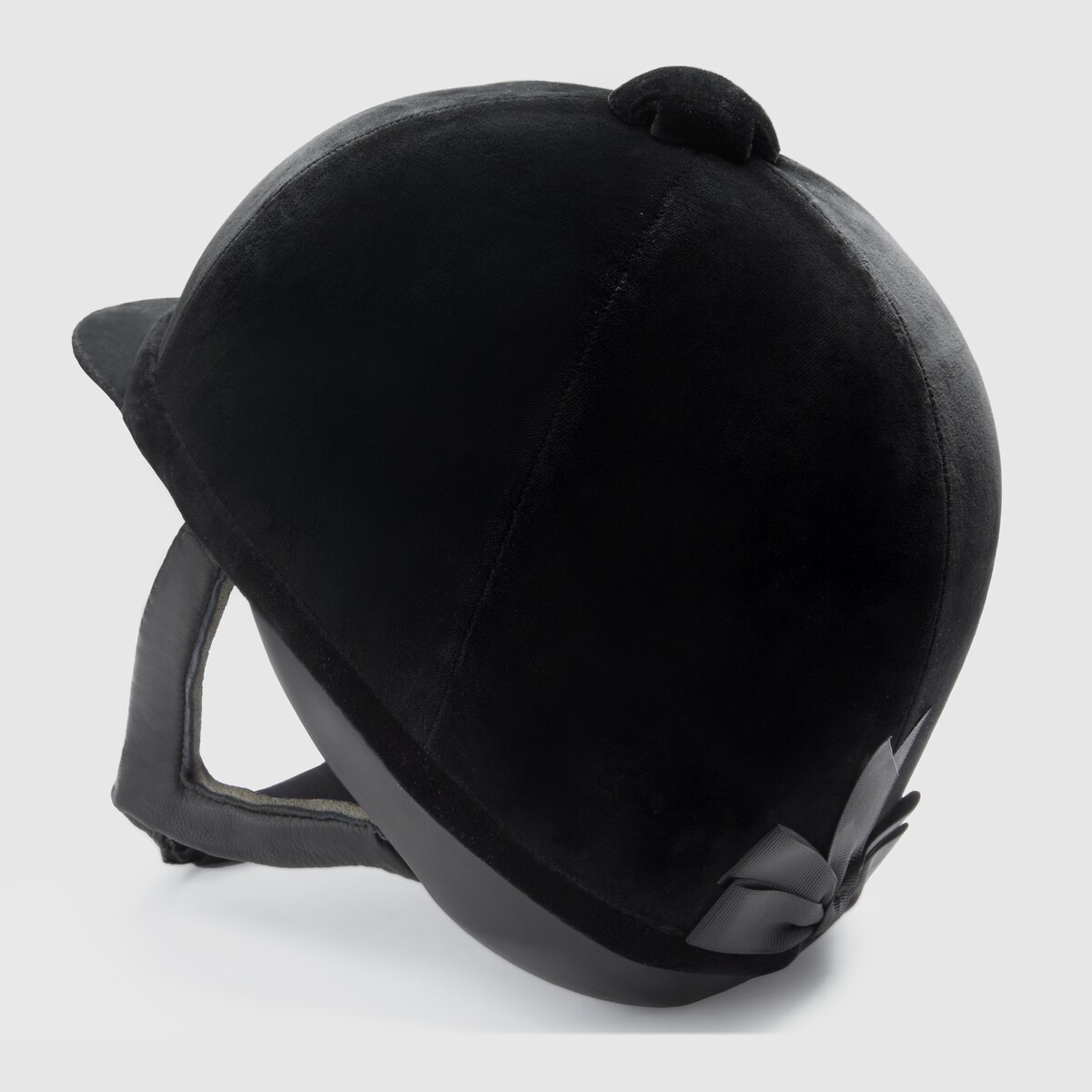 Equestrian Collection riding cap in black velvet | GUCCI® Australia