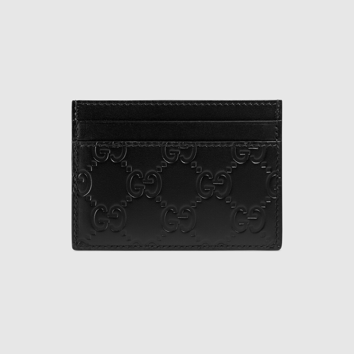 Black Gucci Signature Card Case | GUCCI® DK