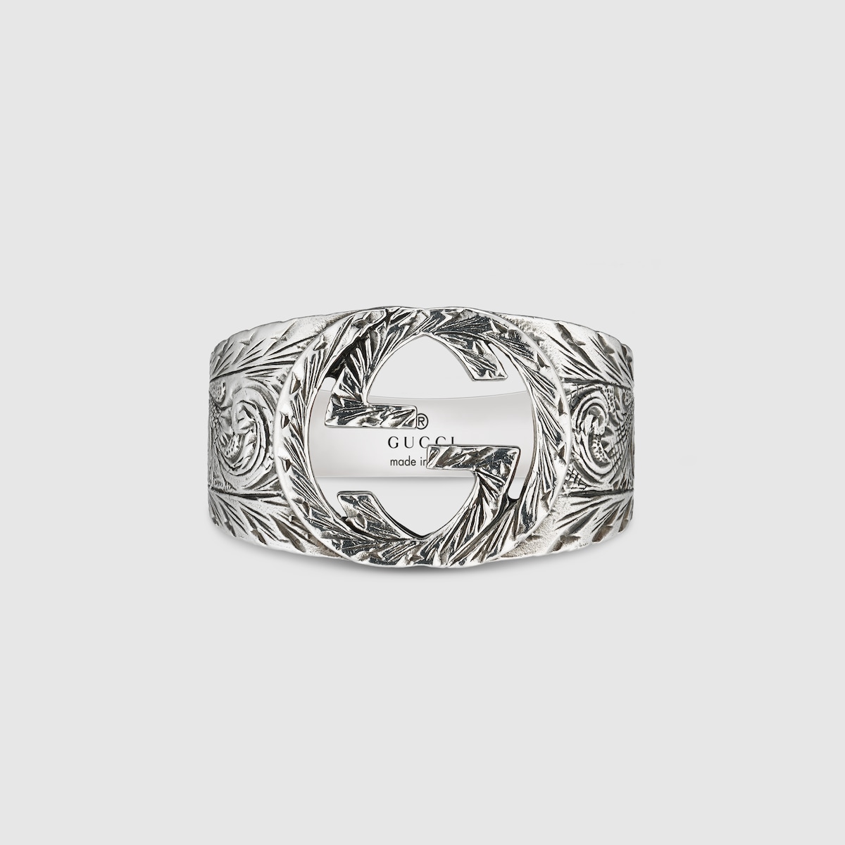 Gucci Interlocking Ring in Sterlingsilber 925 GUCCI DE
