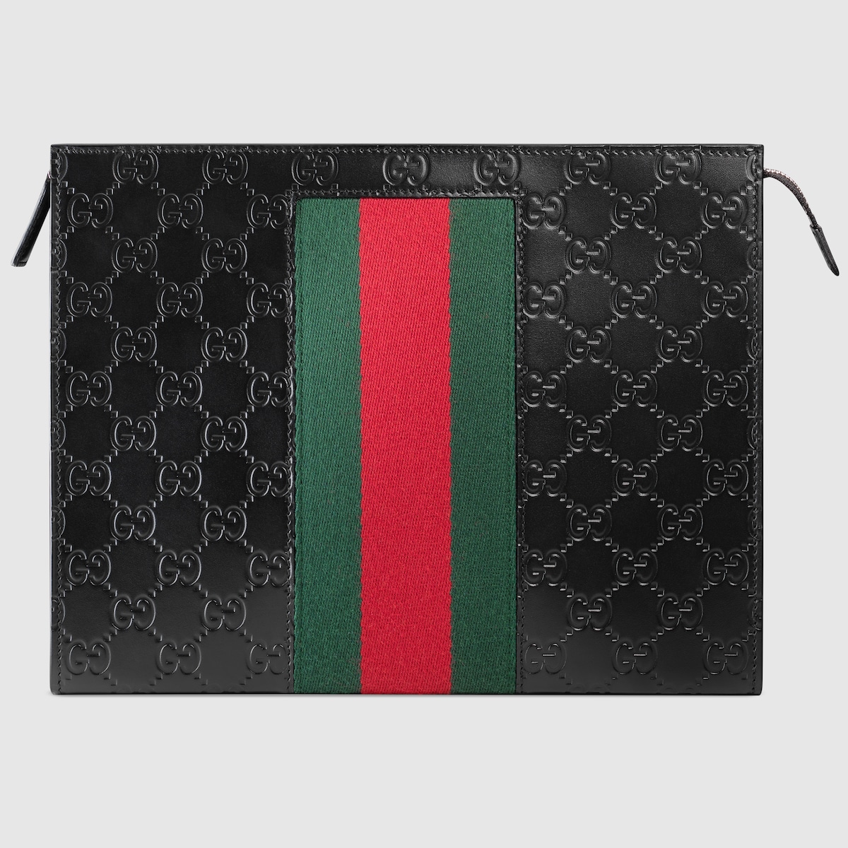 Gucci Signature Web pouch in black Gucci Signature | GUCCI® MX