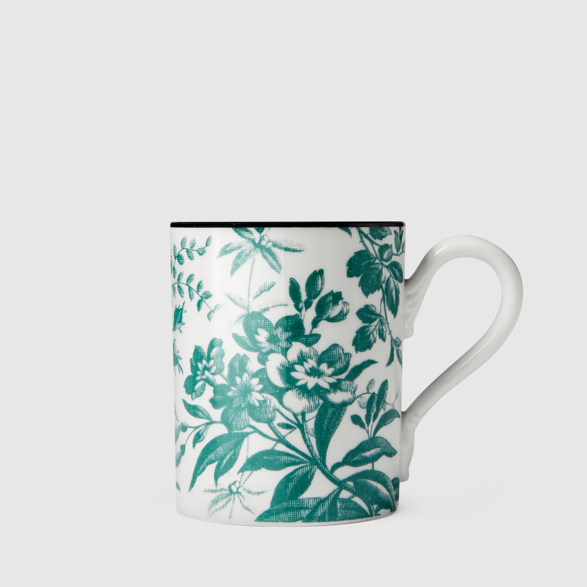 Green Herbarium Butterfly Mug | GUCCI® US