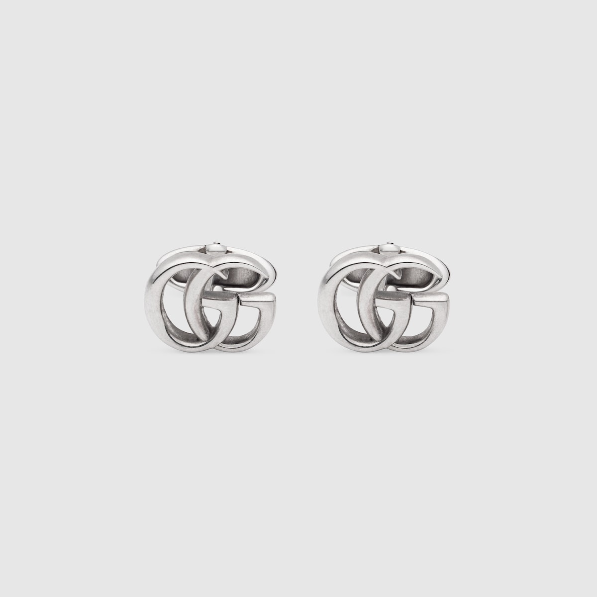 925 Sterling Silver Cufflinks With Double G | GUCCI® SG