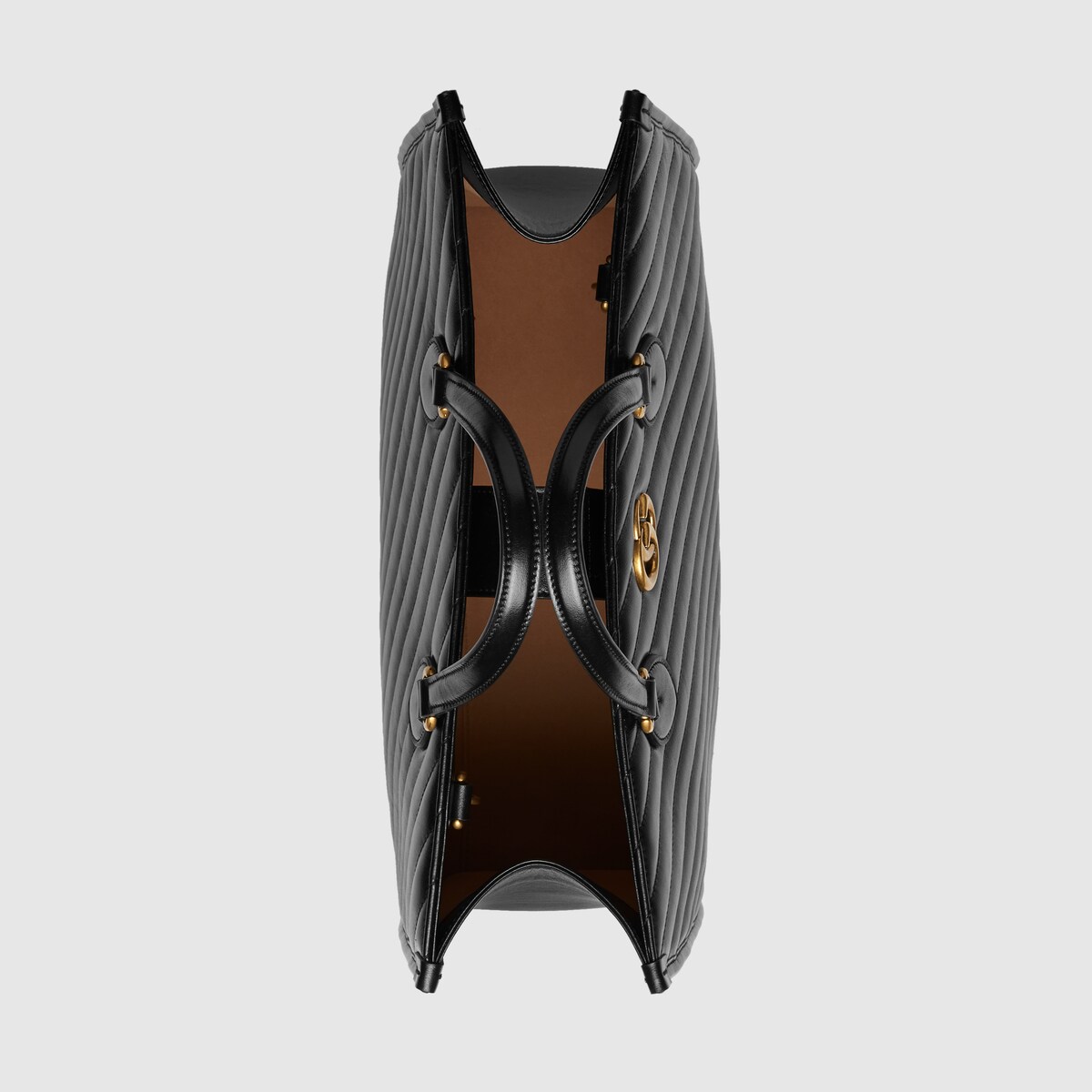 GG Marmont Medium Tote Bag In Black Matelassé Leather | GUCCI® DK